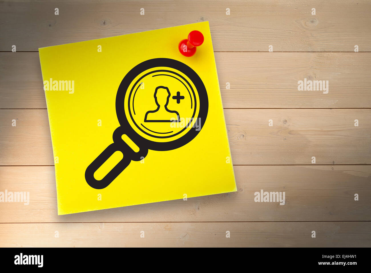 Composite image of find friend graphic Stock Photo - Alamy