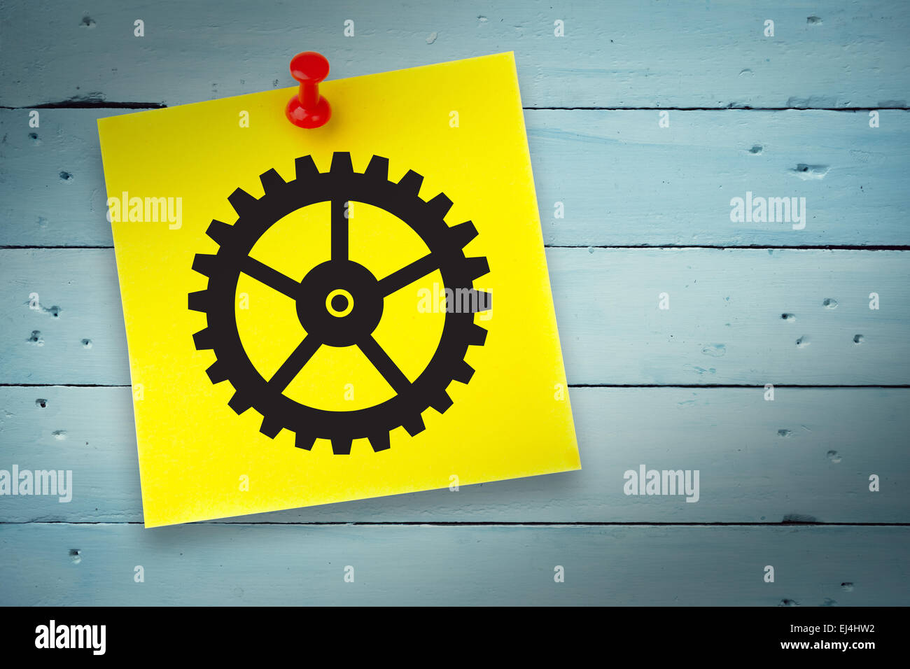 Composite image of cog graphic Stock Photo - Alamy