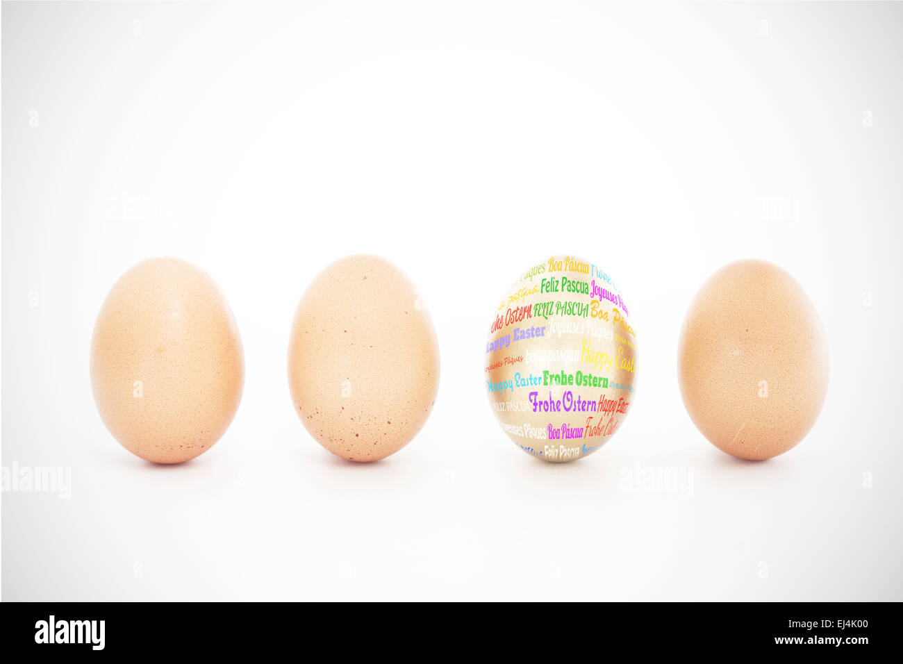 Composite image of happy easter in different languages Stock Photo - Alamy