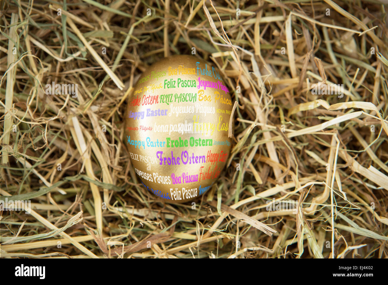 Composite image of happy easter in different languages Stock Photo - Alamy