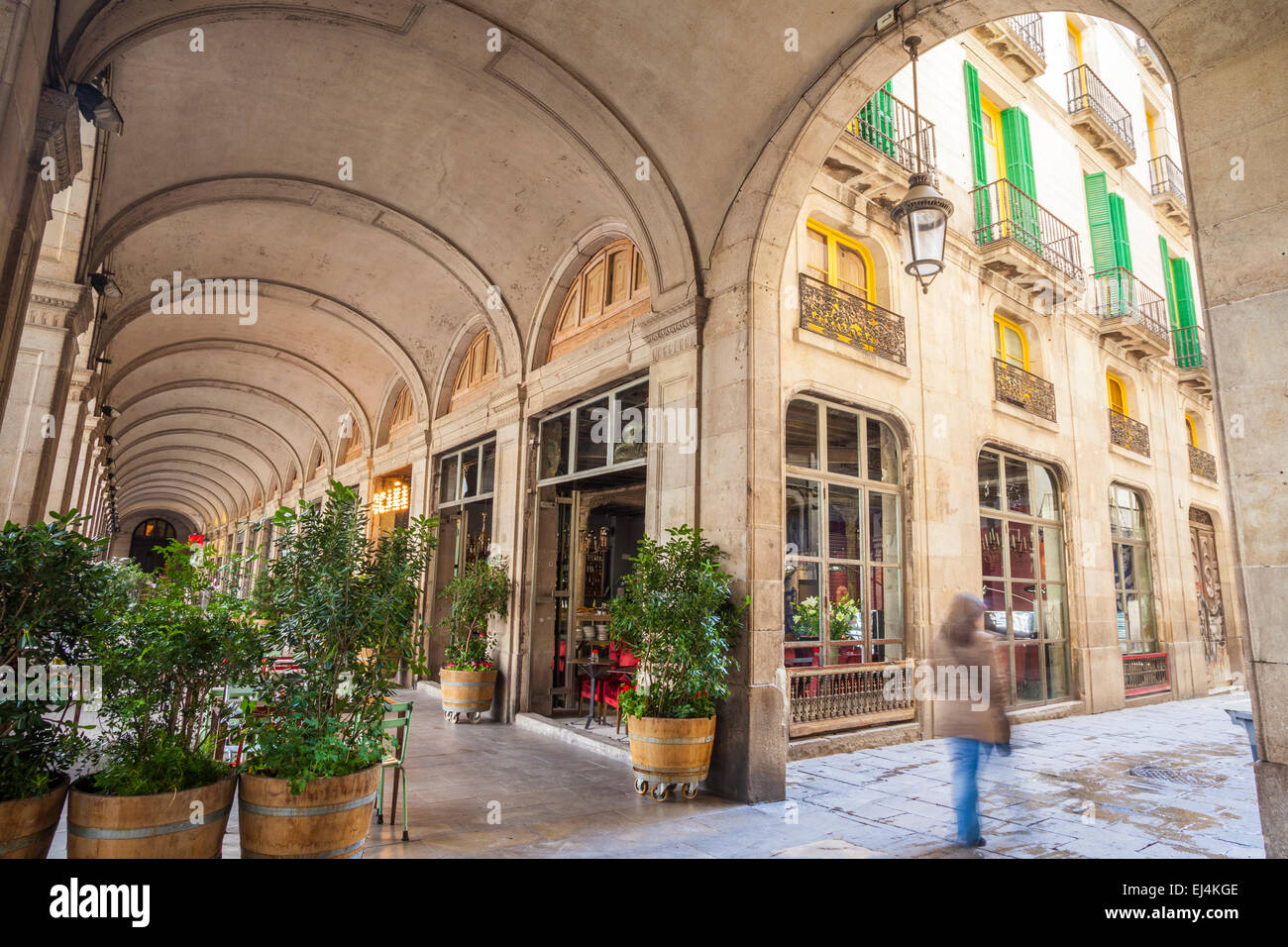 Plaça del Rei - King's square -, Barcelona, Spain Stock Photo - Alamy