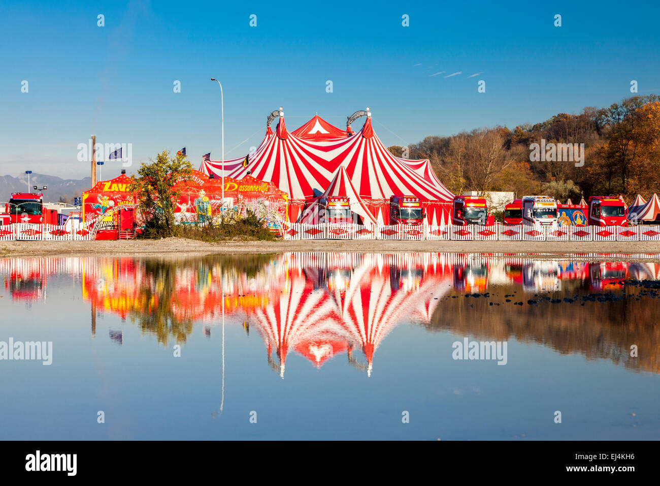Circus in Chambery, Savoie, Rhône-Alpes, France Stock Photo - Alamy