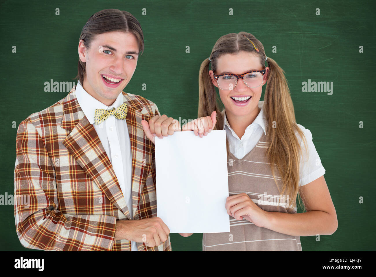 Presenting a poster hi-res stock photography and images - Alamy