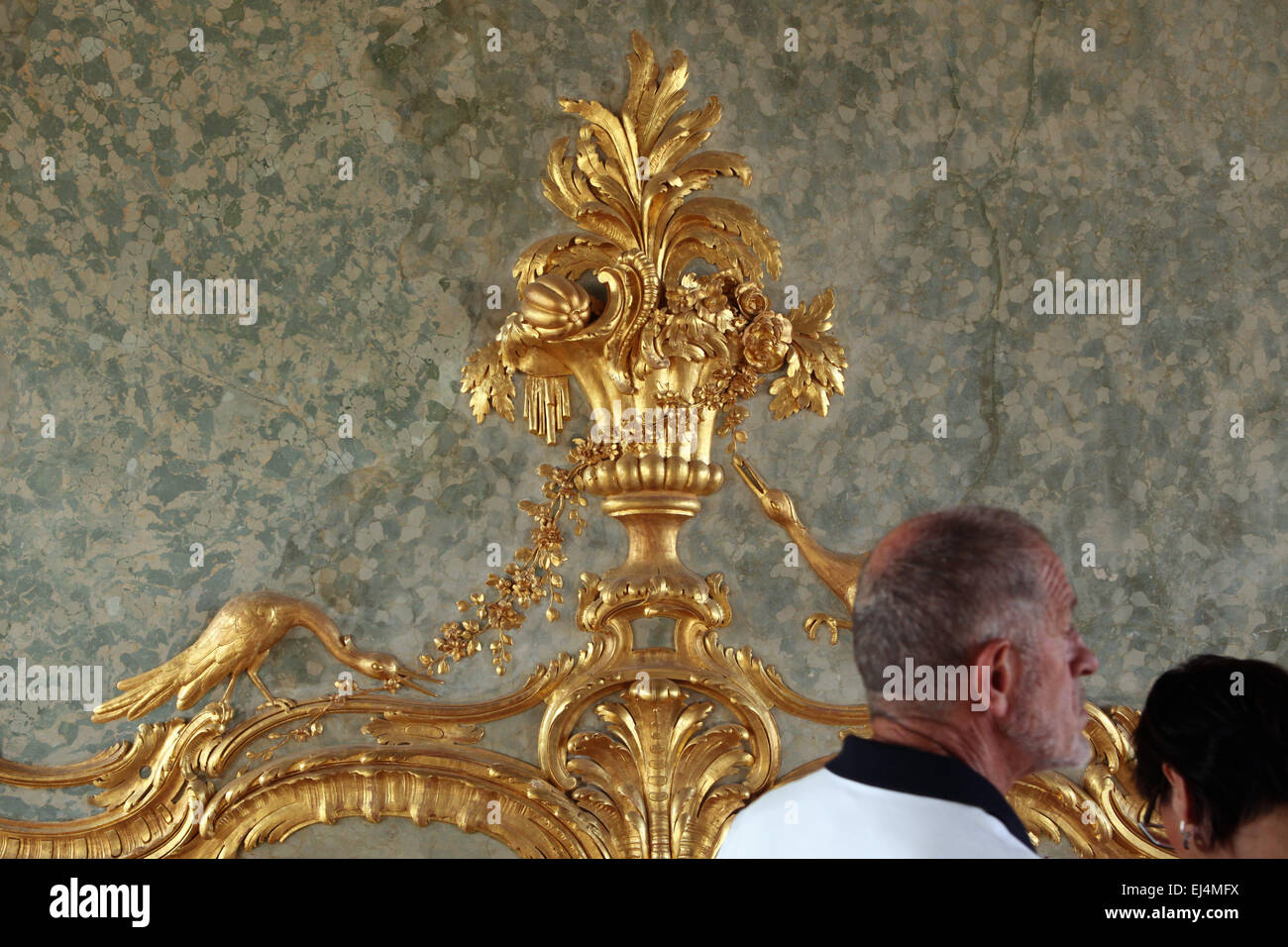 Baroque stucco decoration by German sculptor Johann Michael Graff in ...