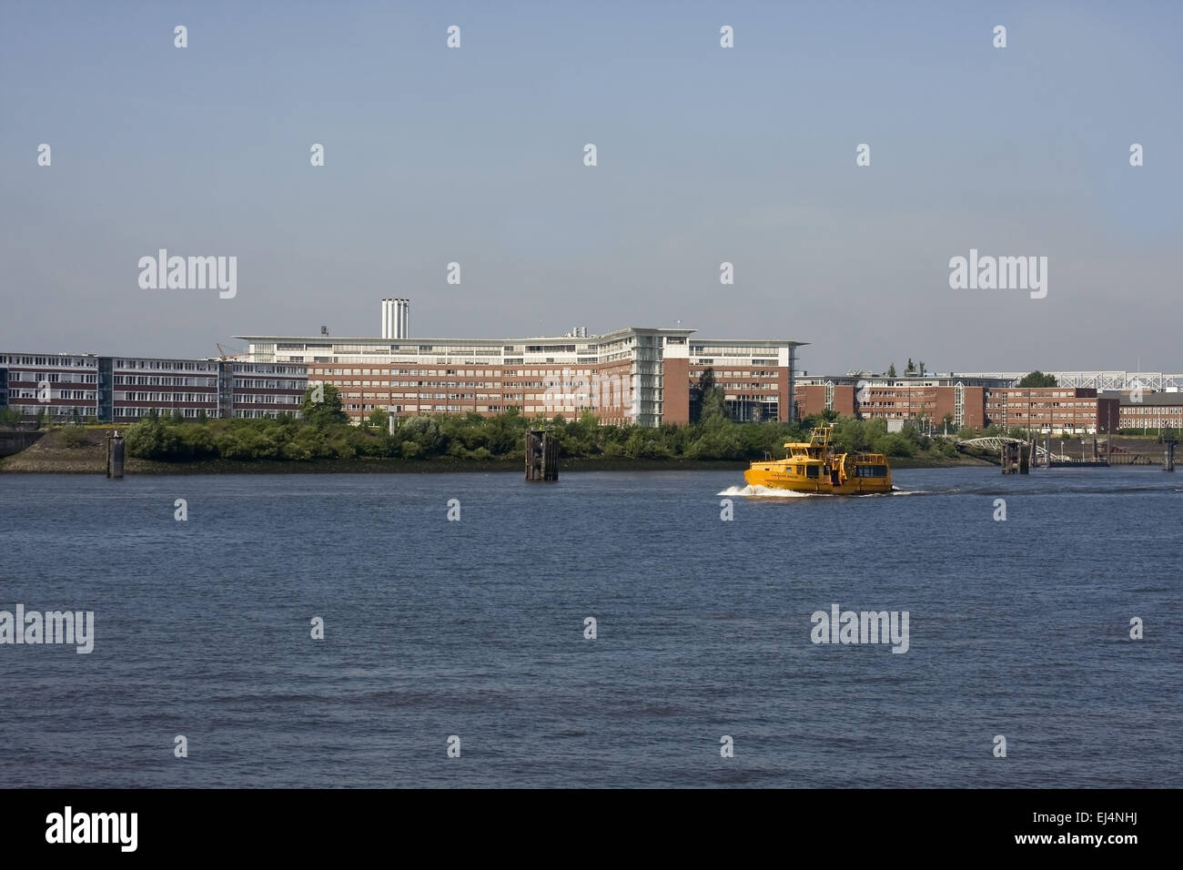Factory premises Airbus aircraft manufacturer, Hamburg, Germany Stock ...