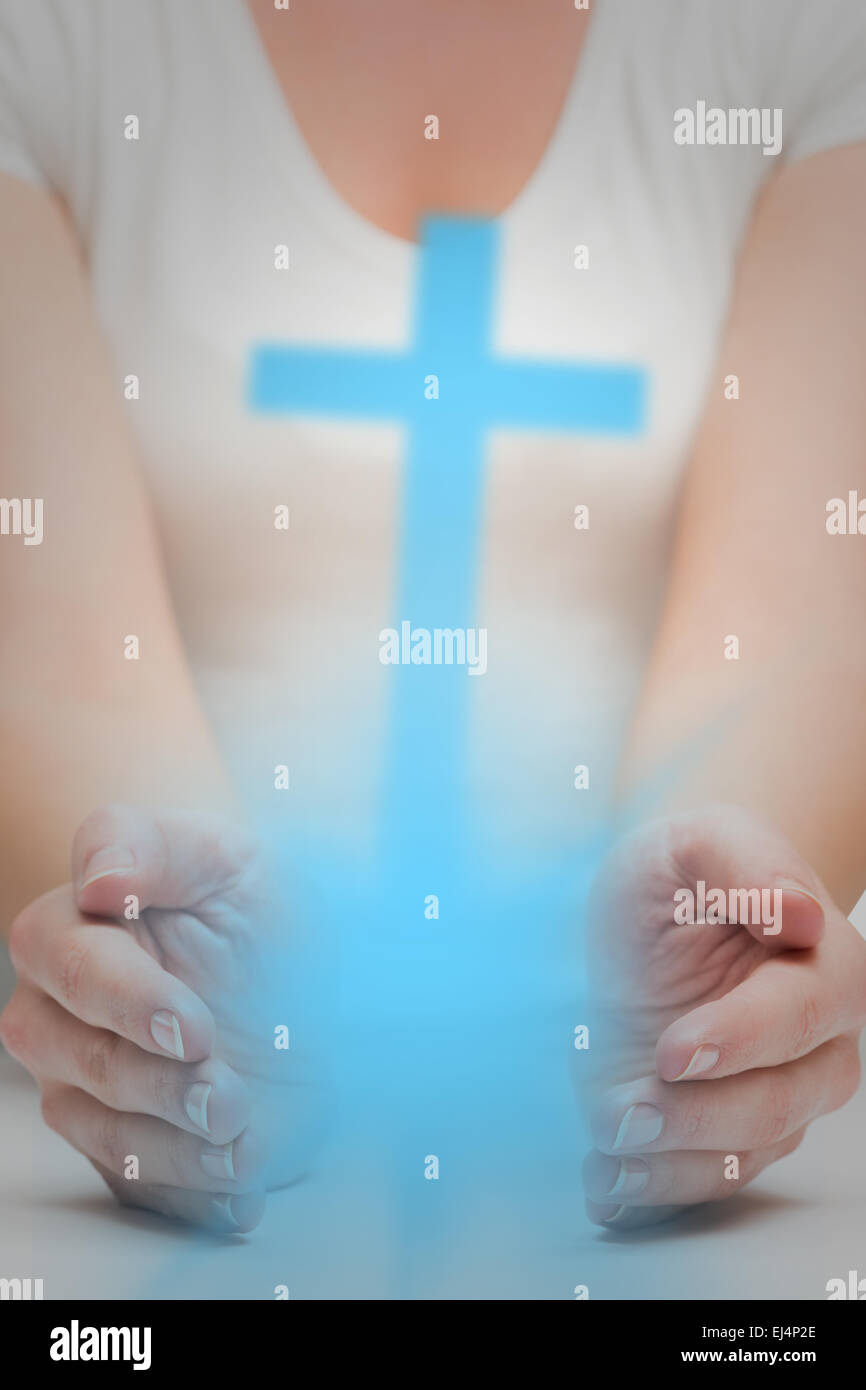 Composite image of hands presenting Stock Photo - Alamy