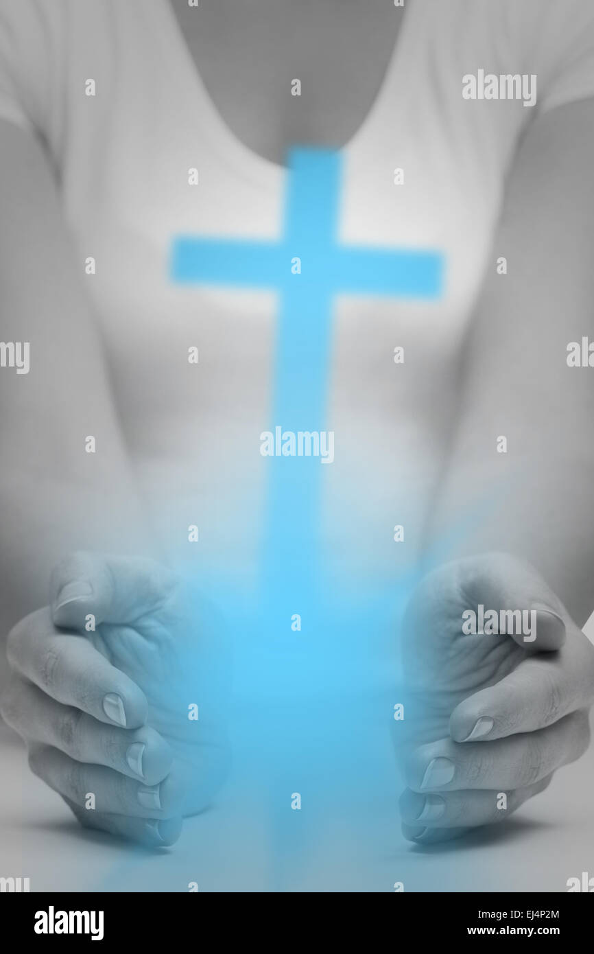 Composite image of hands presenting Stock Photo - Alamy