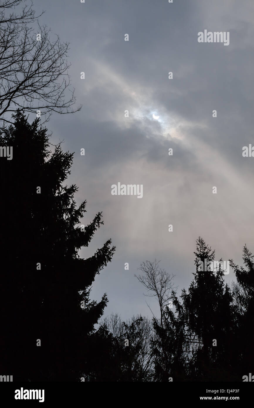 Solar Eclipse in Italy, 20 March 2015 Stock Photo - Alamy
