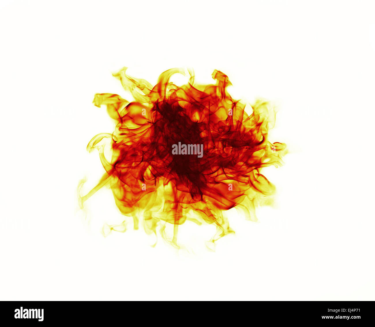 Fireball White Background