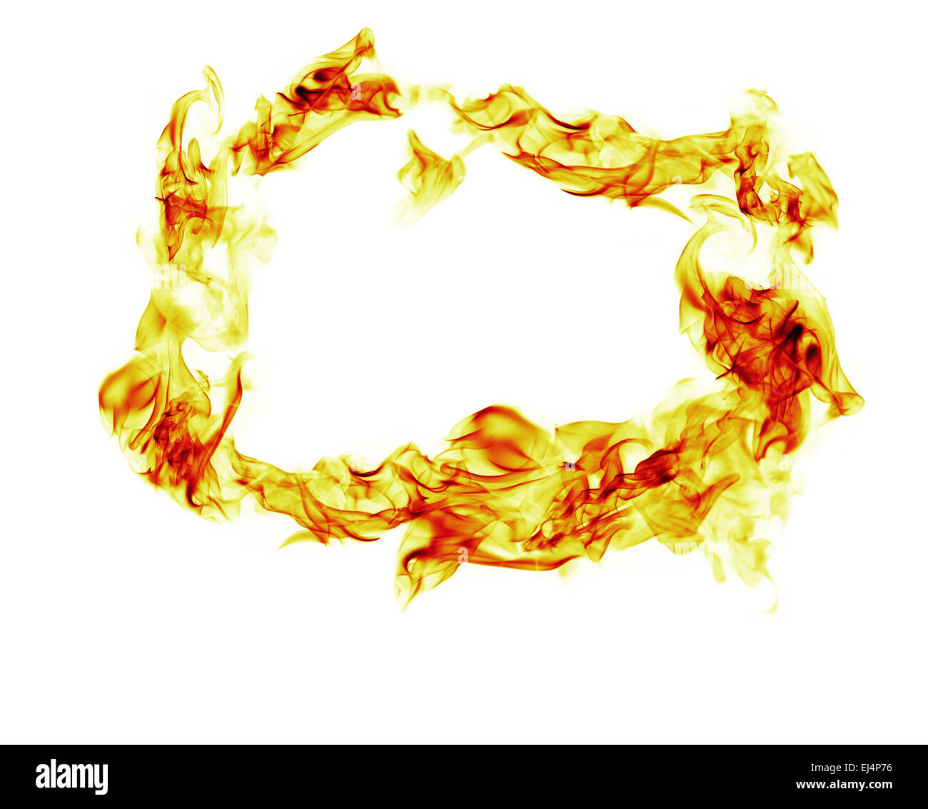 Flames forest Cut Out Stock Images & Pictures - Alamy