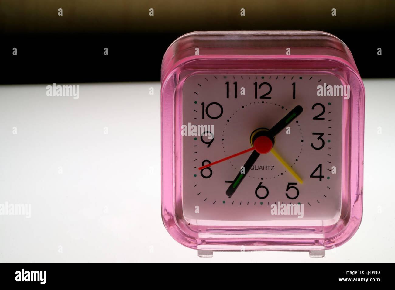 Translucent clock closeup Stock Photo - Alamy