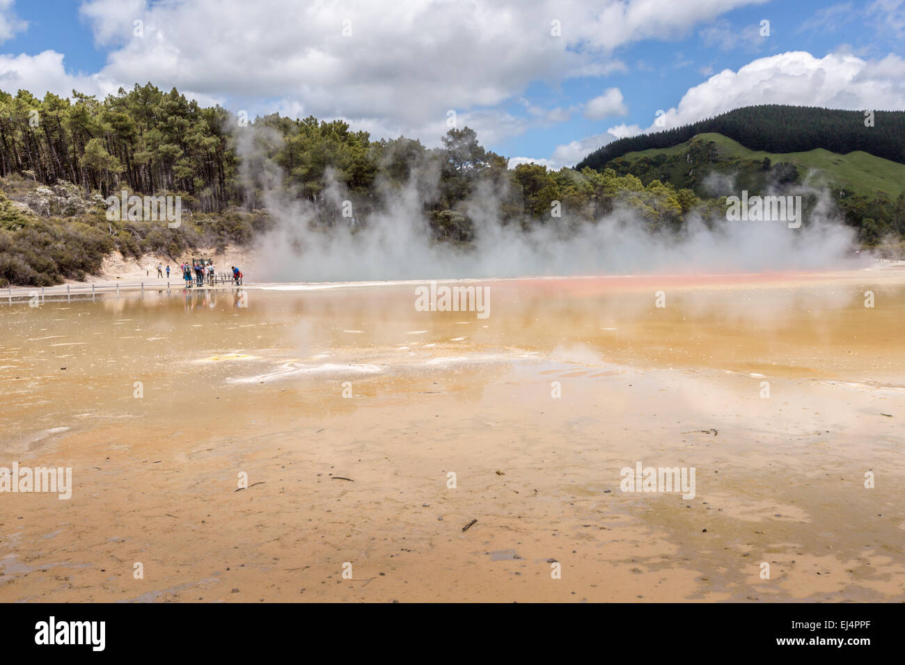Champagne Pool in Waiotapu Thermal Reserve, Rotorua, New Zealand Stock ...