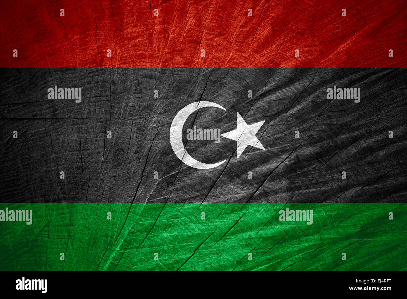 Libya flag hi-res stock photography and images - Alamy