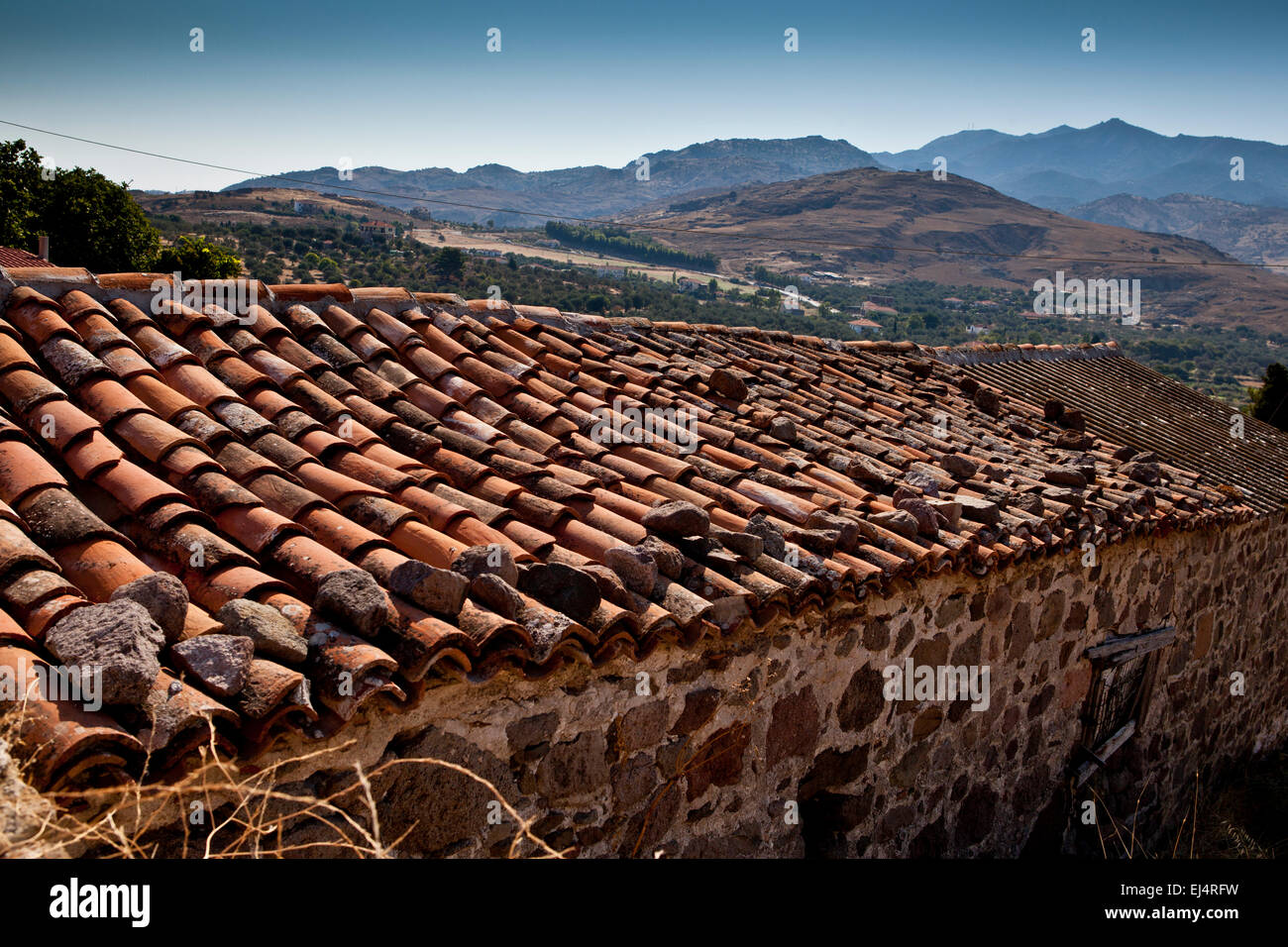 A Typical Molyvos house in Molyvos, Lesbos, Greece Stock Photo - Alamy