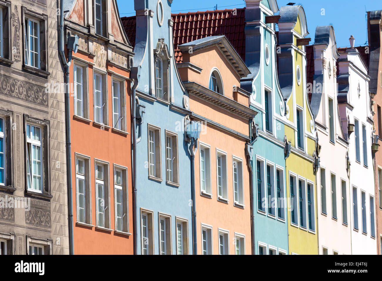 Gdansk poland houses color hi-res stock photography and images - Alamy