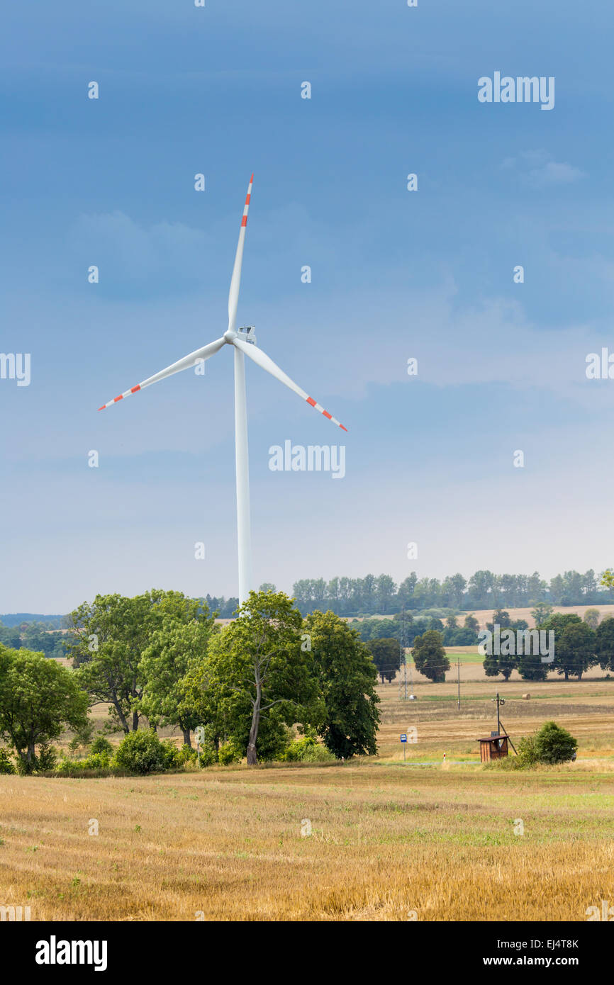 Wind turbines in Poland Stock Photo - Alamy