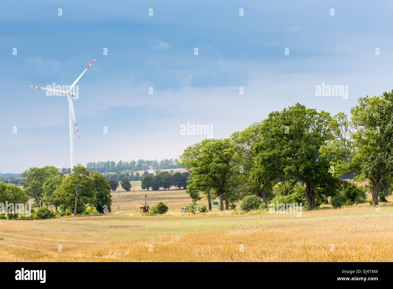 Wind turbines in Poland Stock Photo - Alamy