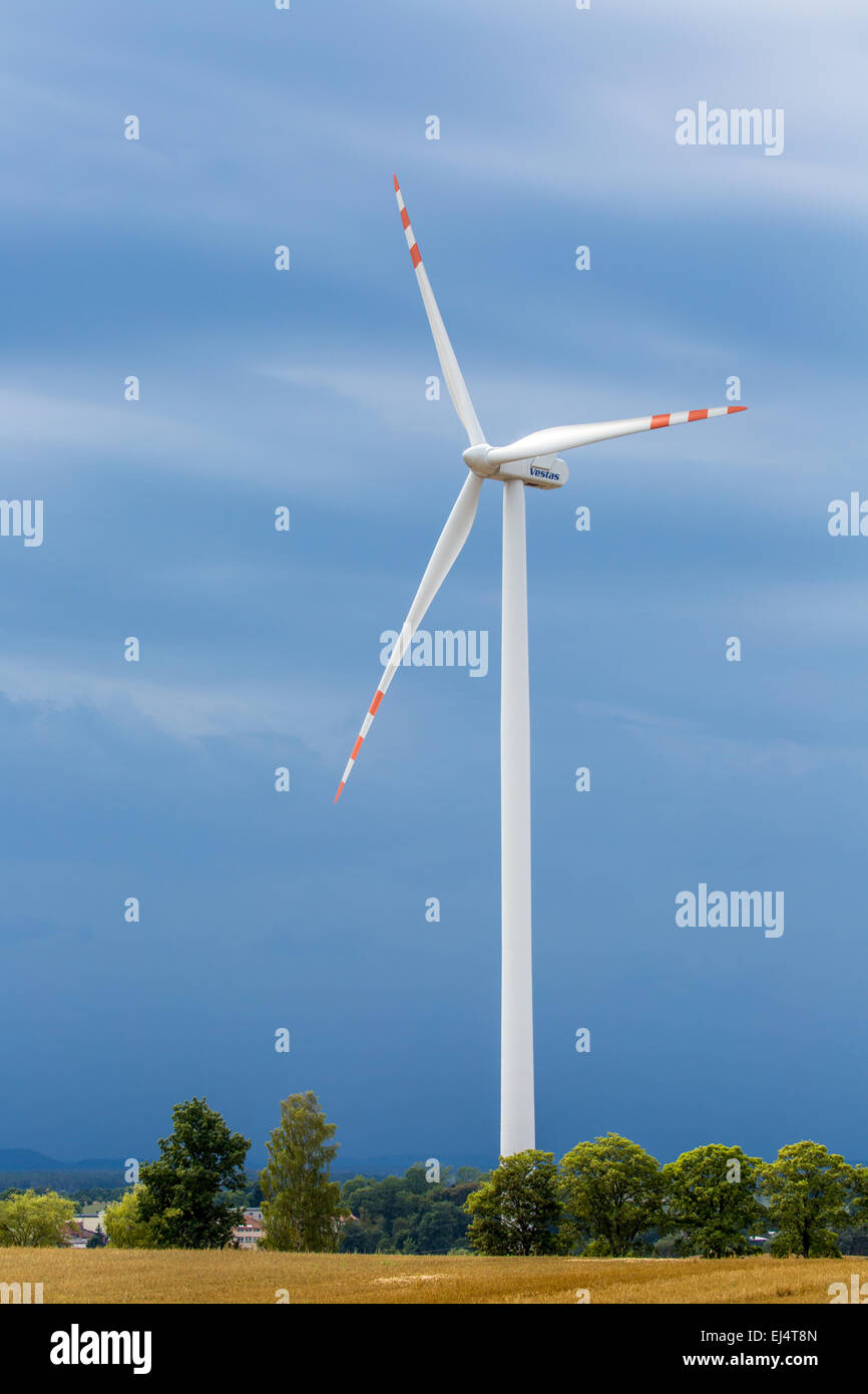 Wind turbines in Poland Stock Photo - Alamy