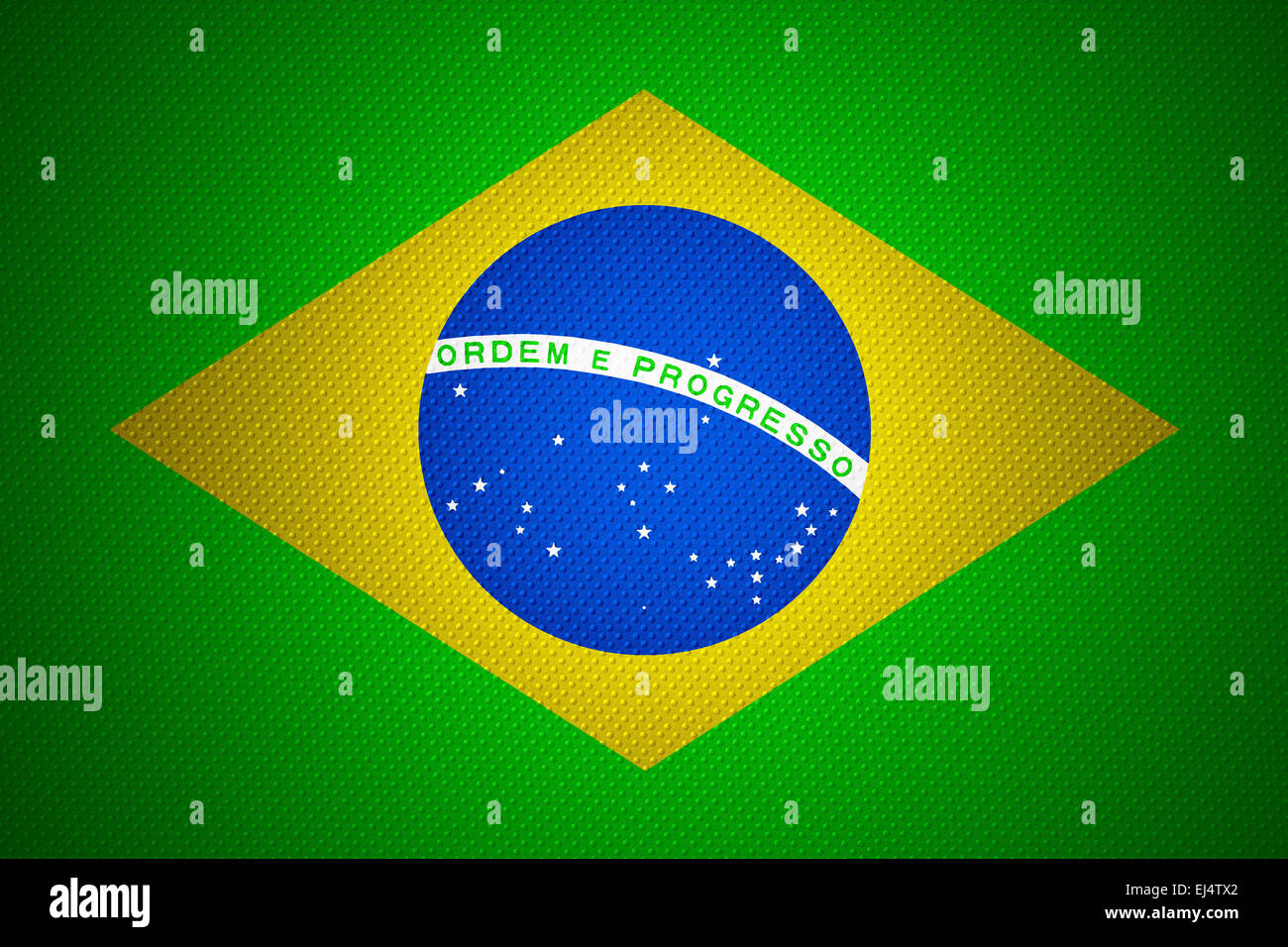 Brazil flag or Braziln banner on abstract texture Stock Photo - Alamy