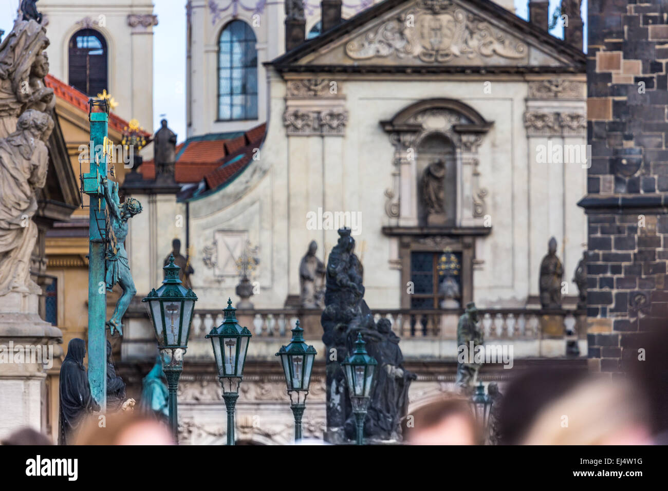 Charles Bridge in Prague Stock Photo - Alamy