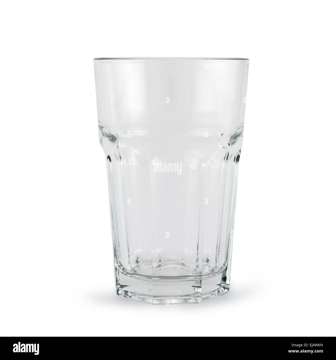 Drinking glass cup over white background Stock Photo - Alamy