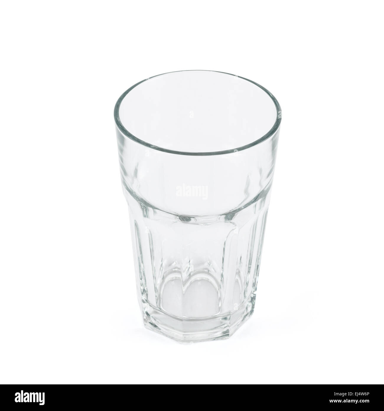 Drinking glass cup over white background Stock Photo - Alamy