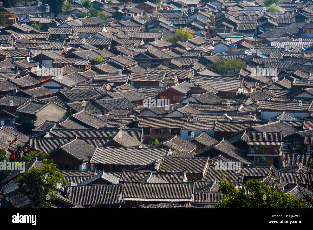 Asia crowded roof rooftop hi-res stock photography and images - Alamy