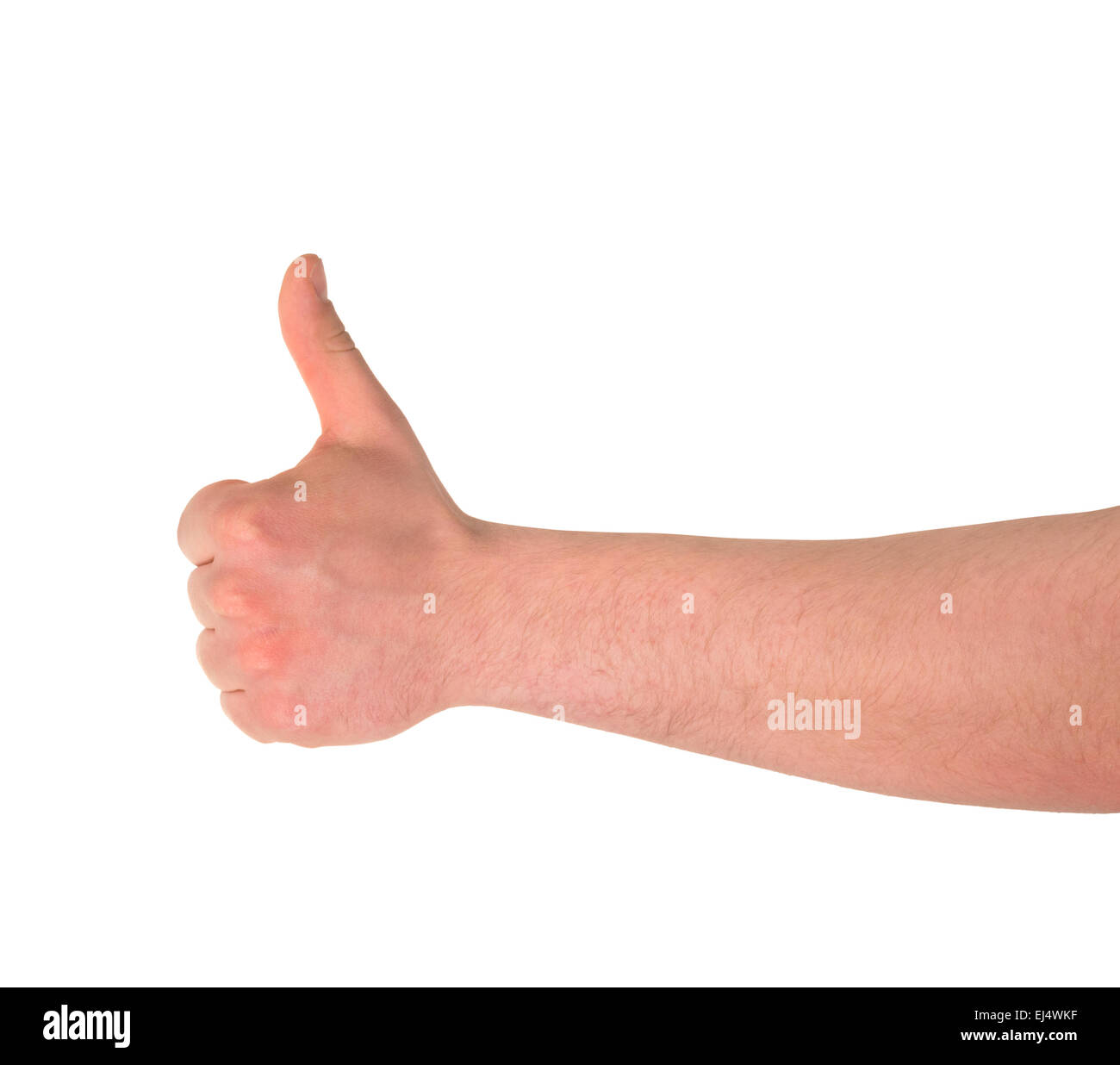 Thumbs up hand gesture isolated Stock Photo - Alamy