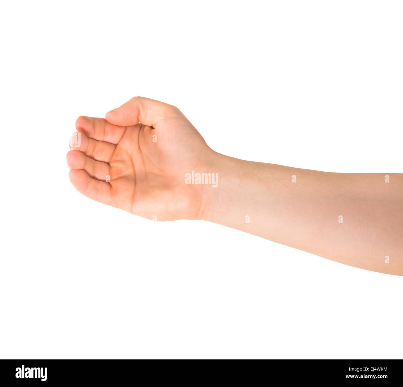 Asking for help hand gesture isolated Stock Photo - Alamy