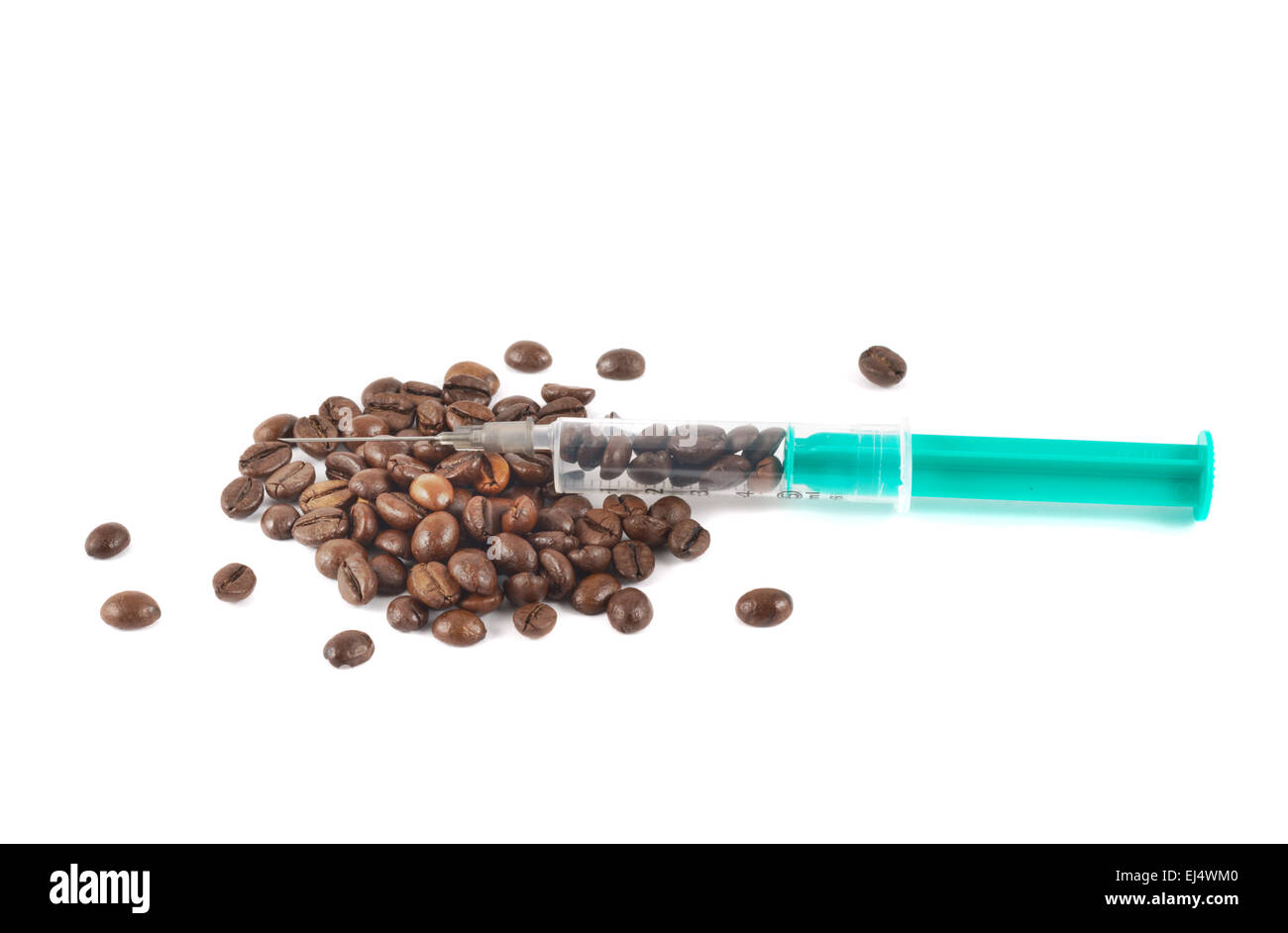 Caffeine syringe coffee beans hi-res stock photography and images - Alamy
