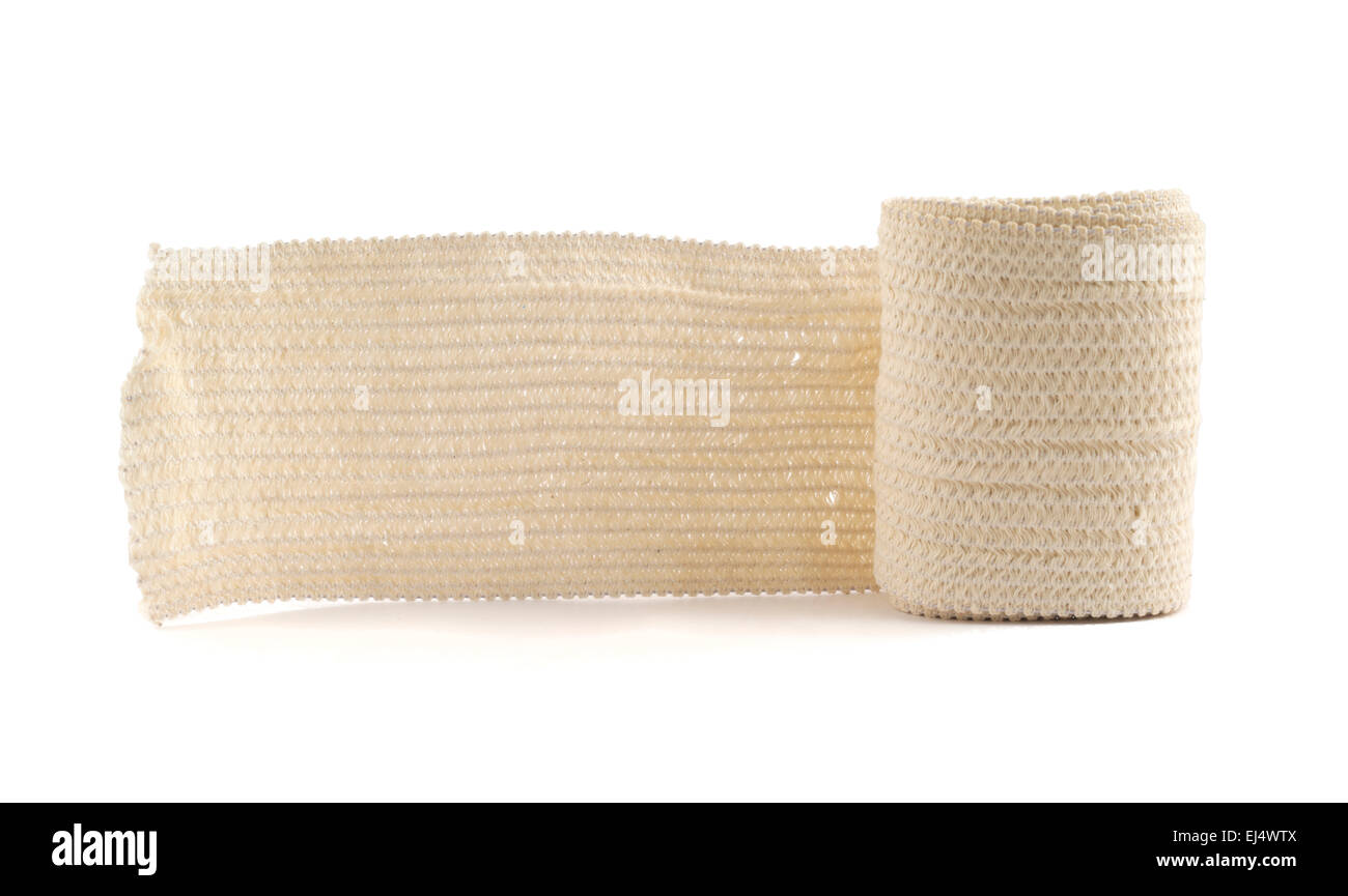 Elastic ACE compression bandage warp Stock Photo - Alamy