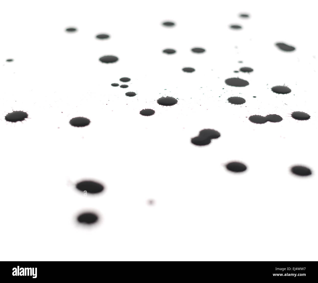 Ink spot stain composition Stock Photo - Alamy