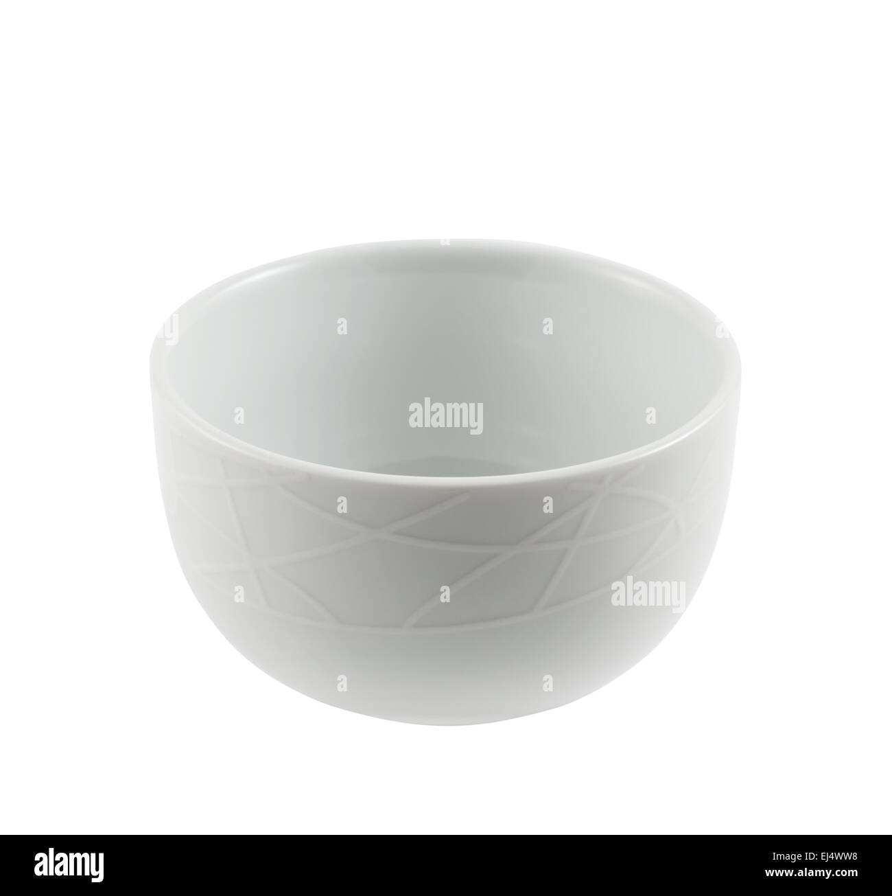 White ceramic piola bowl Stock Photo - Alamy