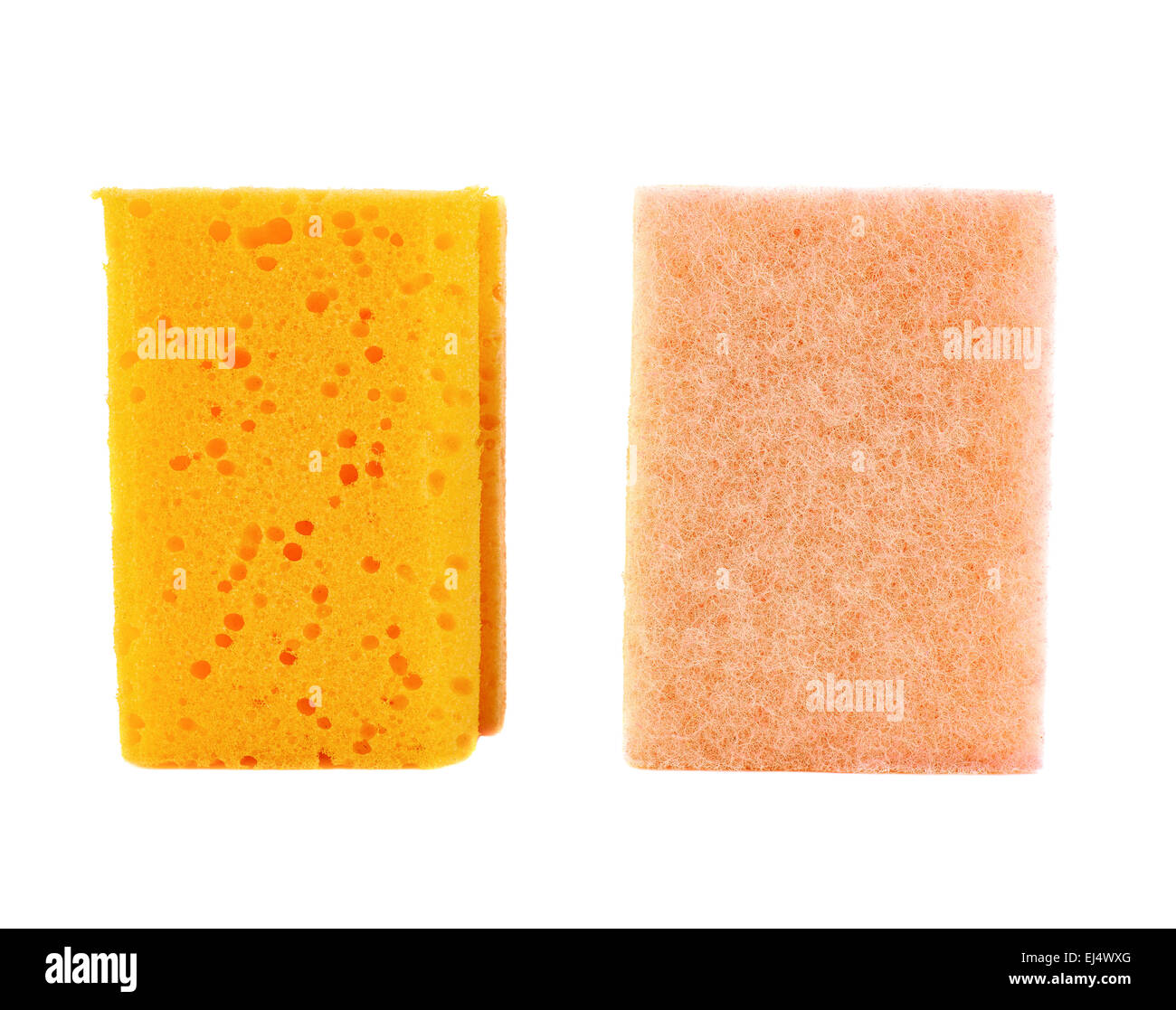 Kitchen sponge front and back view Stock Photo - Alamy