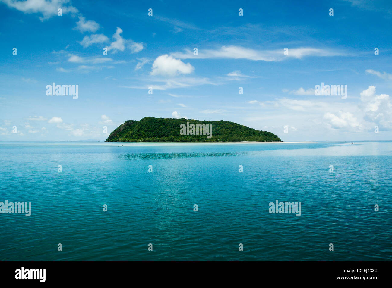 Ko Pha Ngan, Thailand. View of tropical island from Ko Pha Ngan island ...