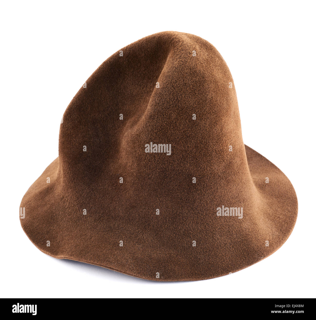 Brown hat isolated Stock Photo - Alamy