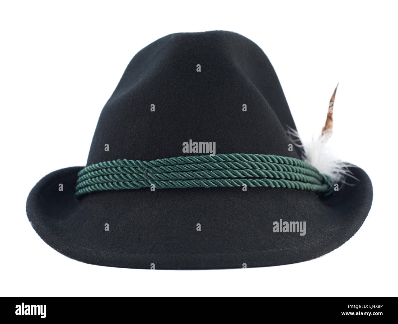 Dark fedora like hat isolated Stock Photo - Alamy
