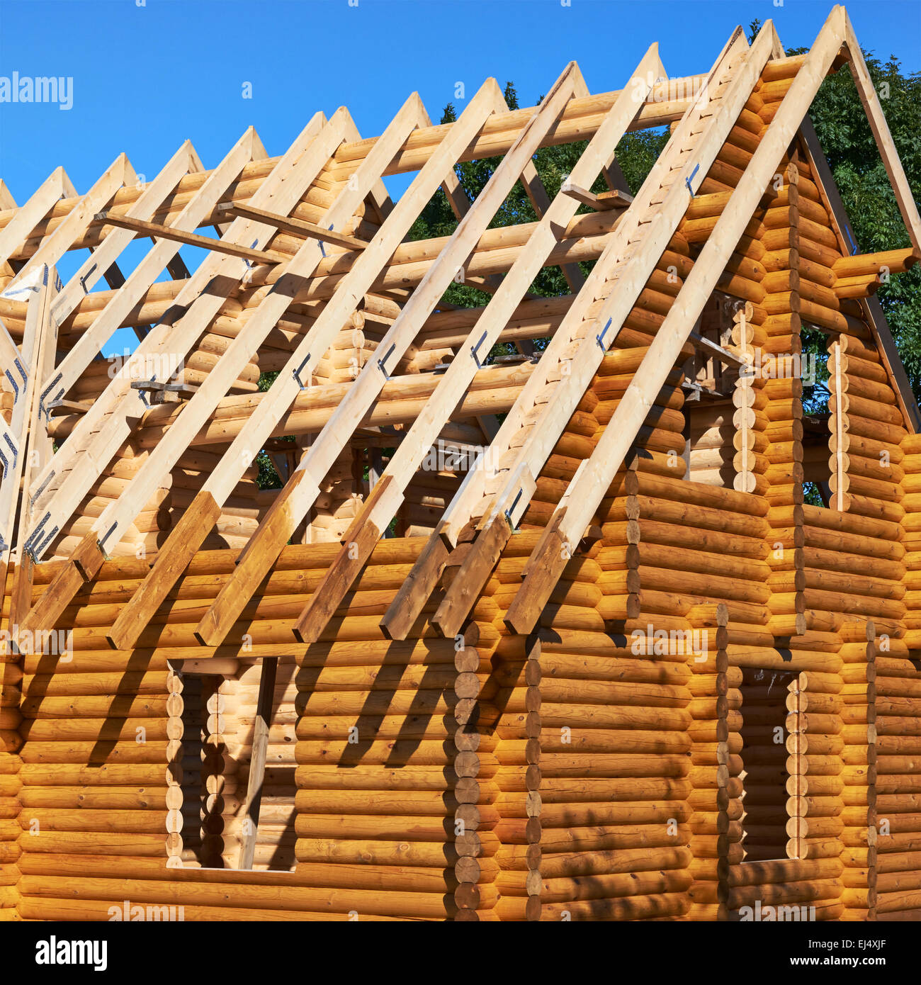 House made of wood Stock Photo - Alamy