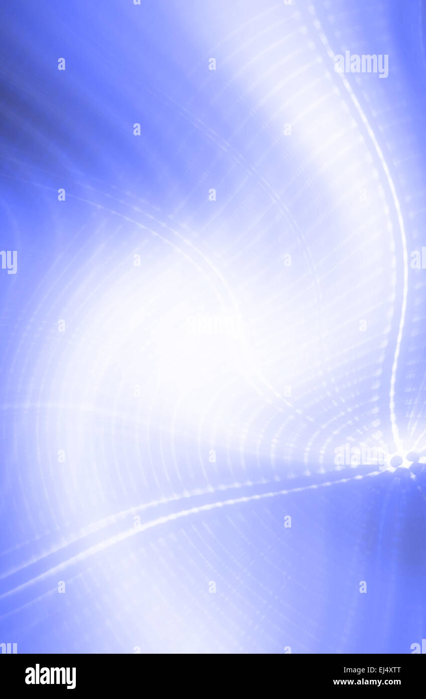 abstract blue color background with motion ray technology Stock Photo ...