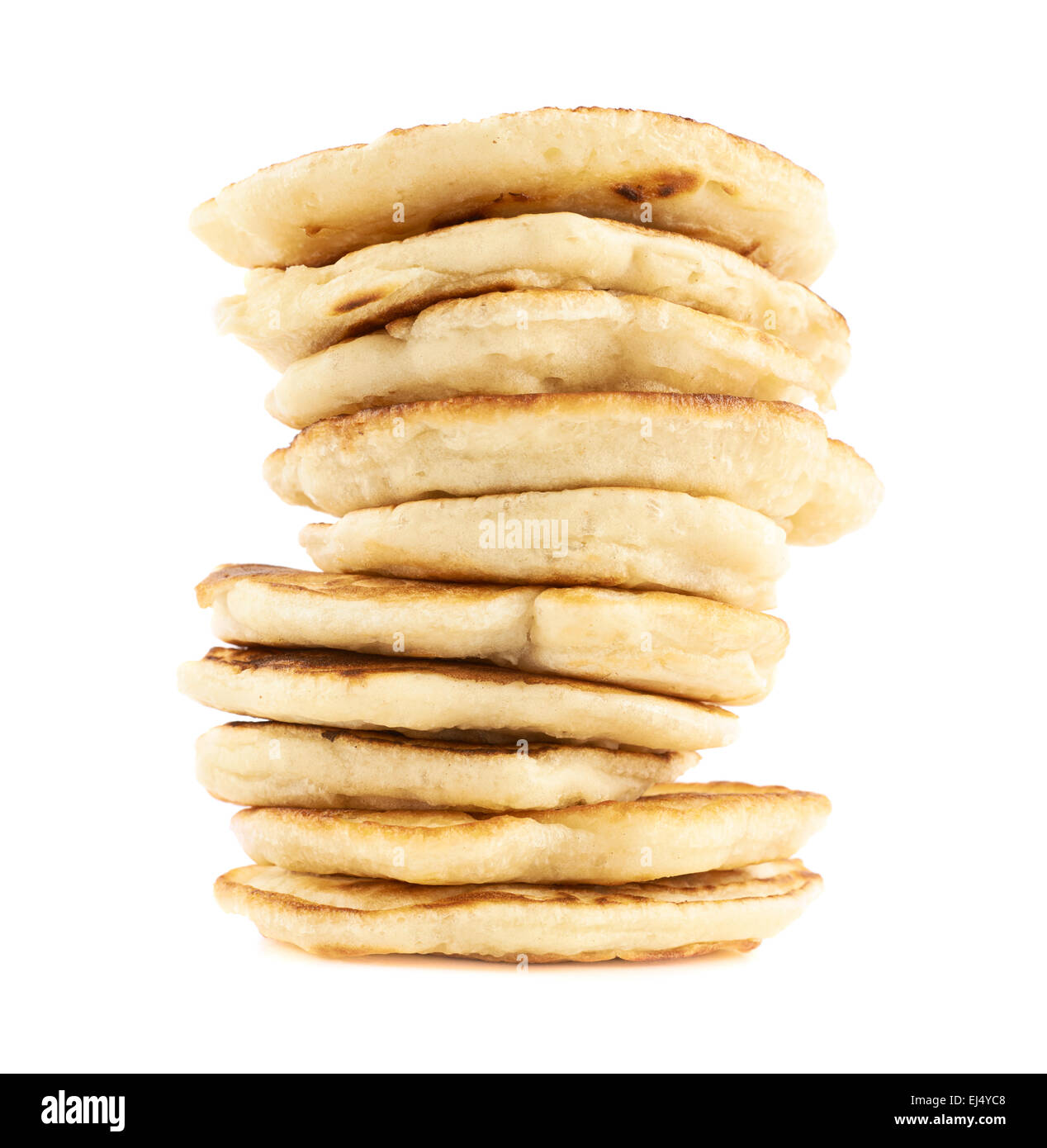 Stack of pancakes isolated Stock Photo - Alamy