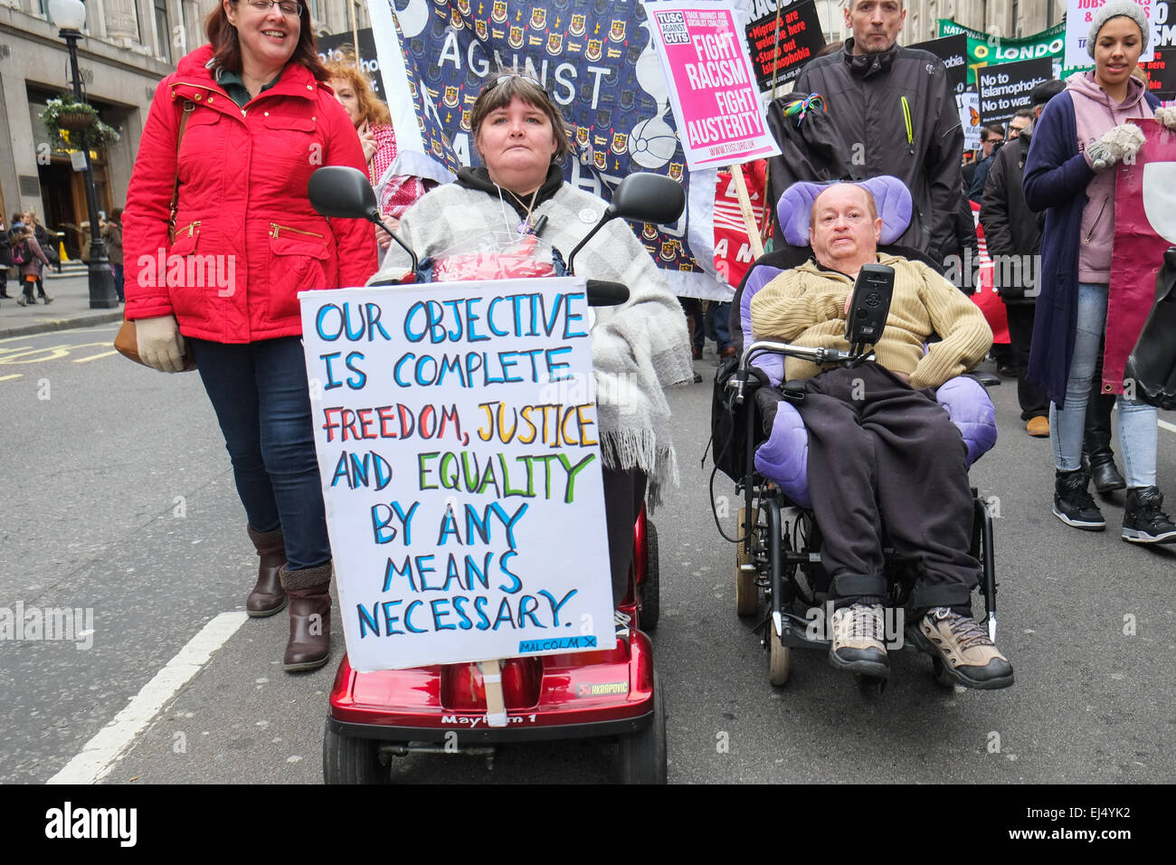 Anti fascist protest march hi-res stock photography and images - Alamy