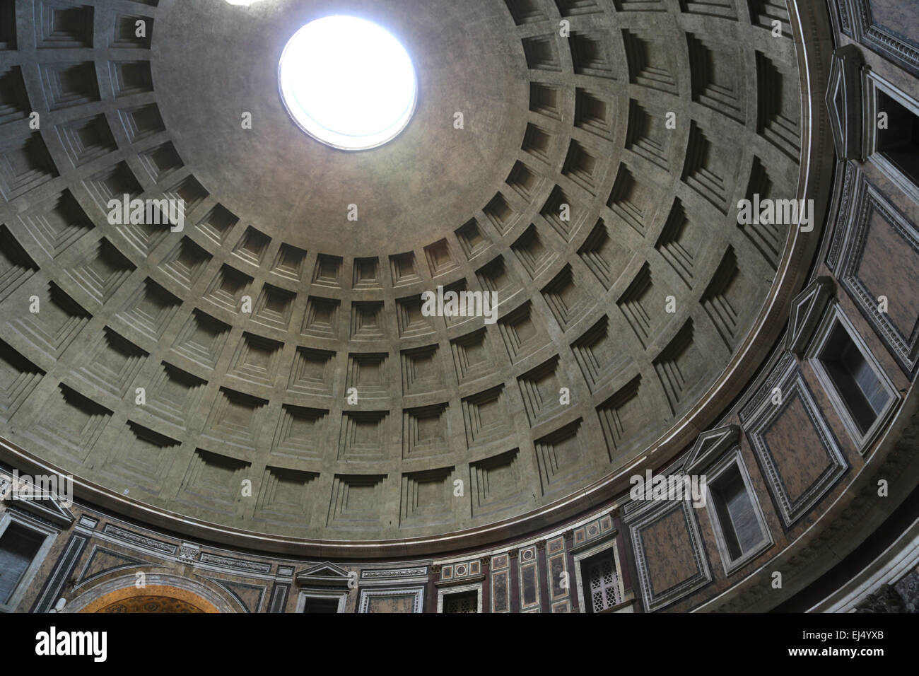 Italy. Rome. Pantheon. Roman temple. Commissioned by Marcus Agripa ...