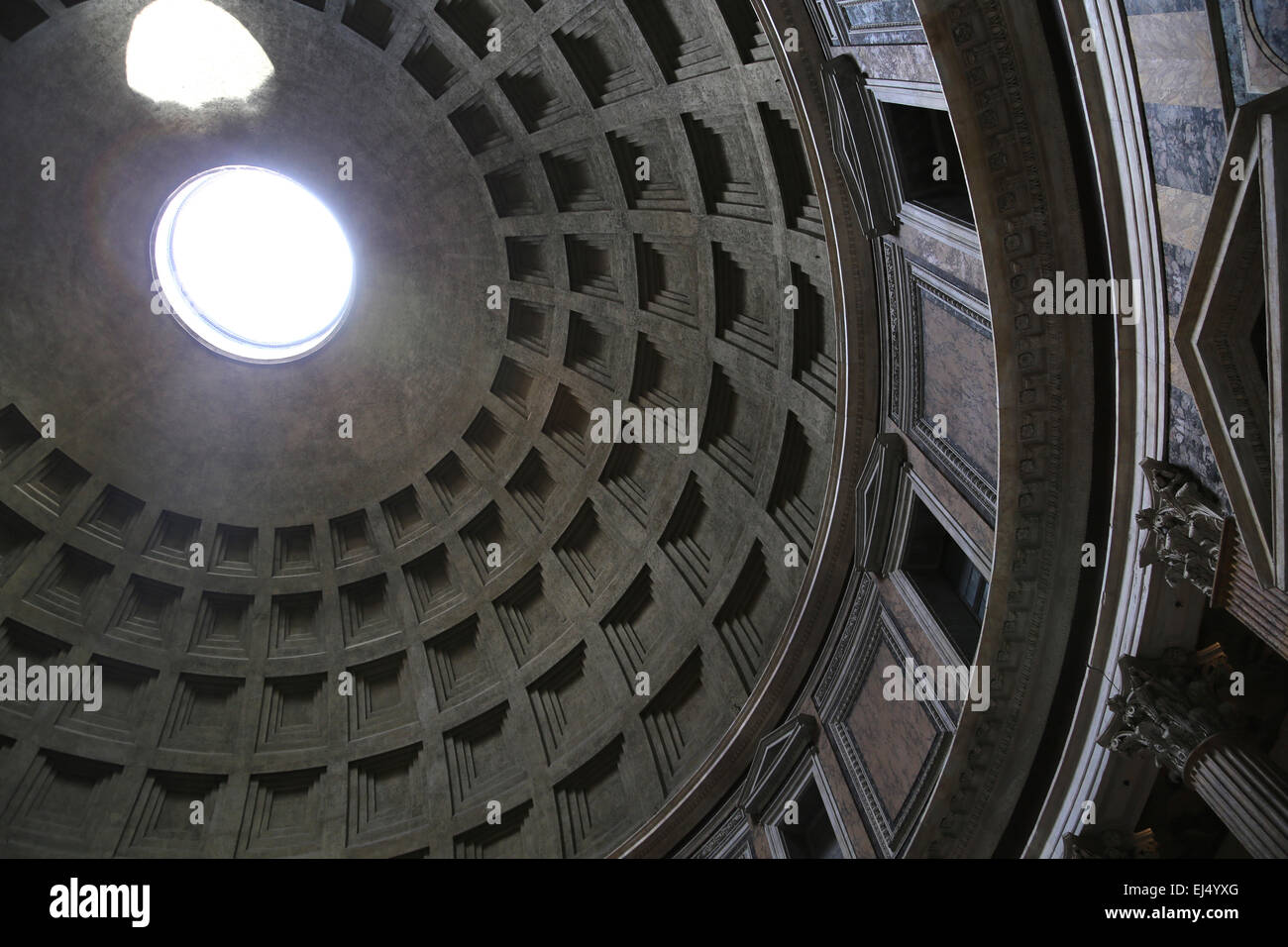 Italy. Rome. Pantheon. Roman temple. Commissioned by Marcus Agripa ...