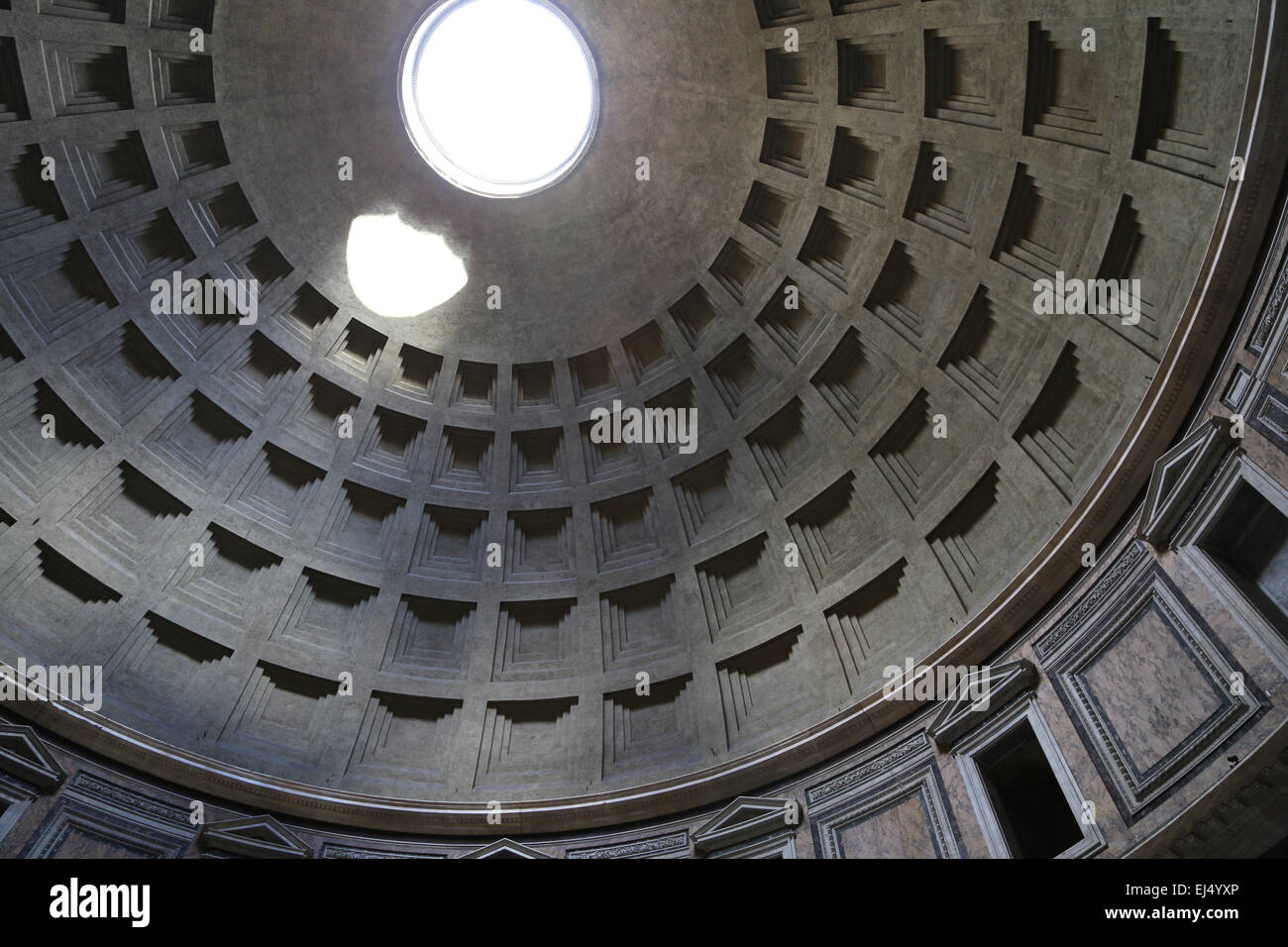 Italy. Rome. Pantheon. Roman temple. Commissioned by Marcus Agripa ...