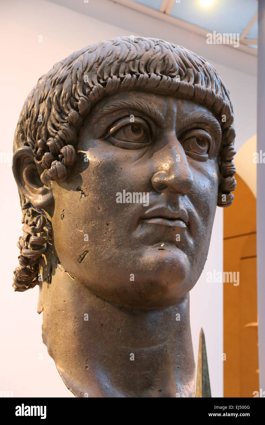 Bronze statue roman emperor constantine hi-res stock photography and ...