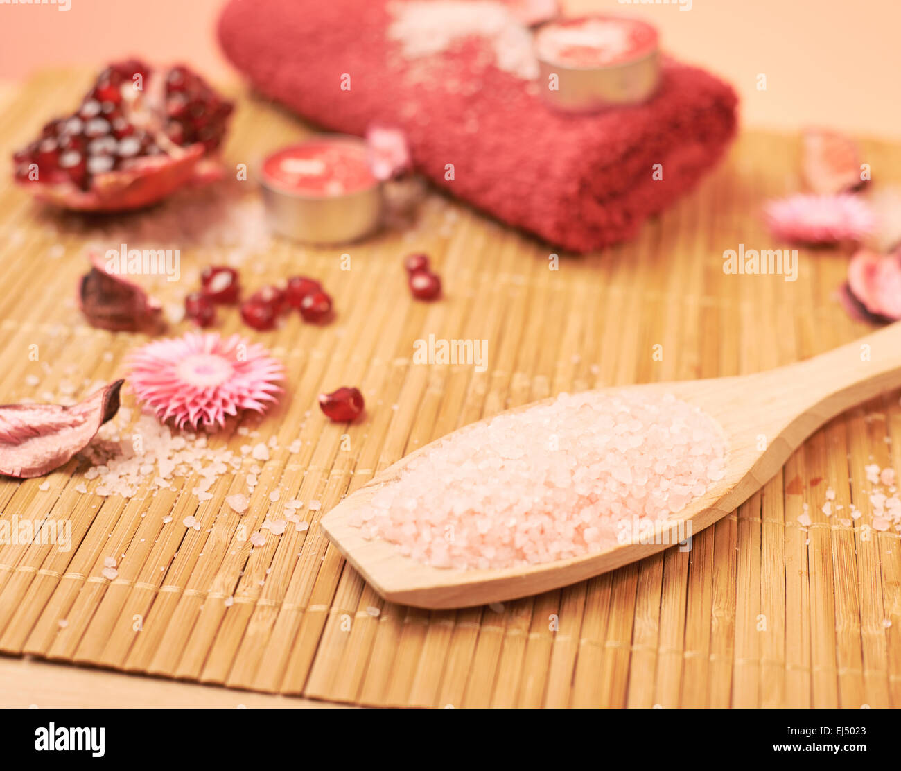 Pomegranate and aromatic salt Stock Photo - Alamy