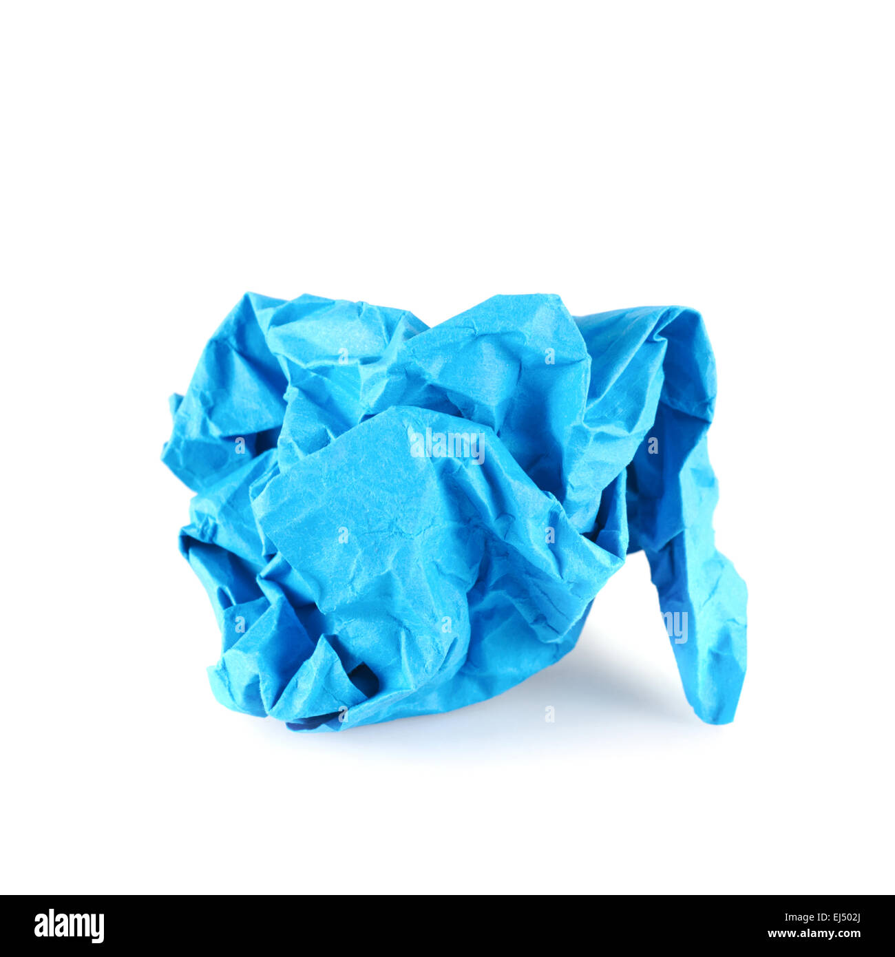 Crumpled piece of paper Stock Photo - Alamy
