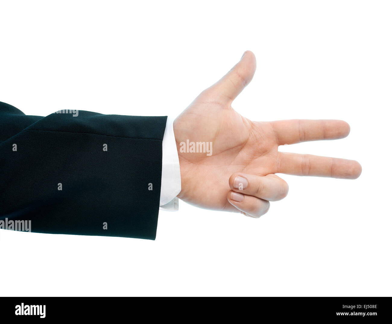 Caucasian male hand composition isolated Stock Photo - Alamy