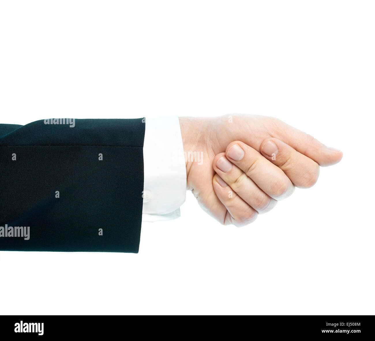Caucasian male hand composition isolated Stock Photo - Alamy