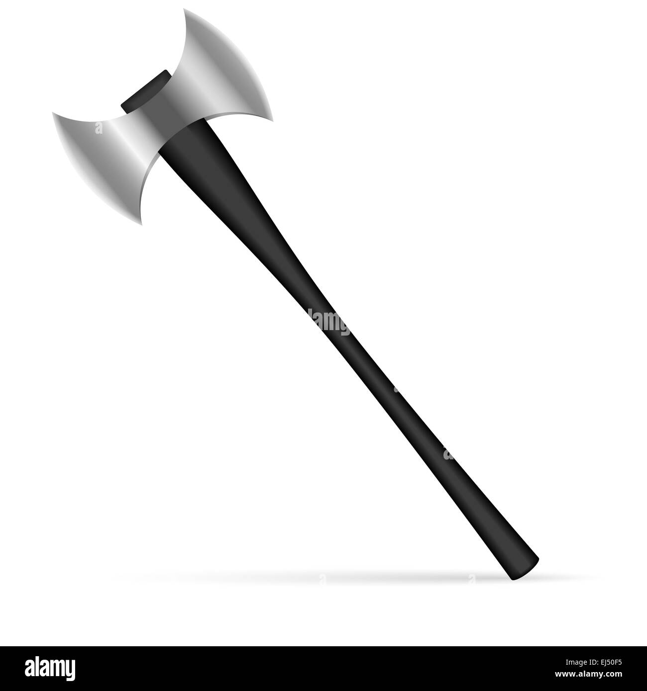 Axe on a white background. Vector illustration Stock Photo - Alamy
